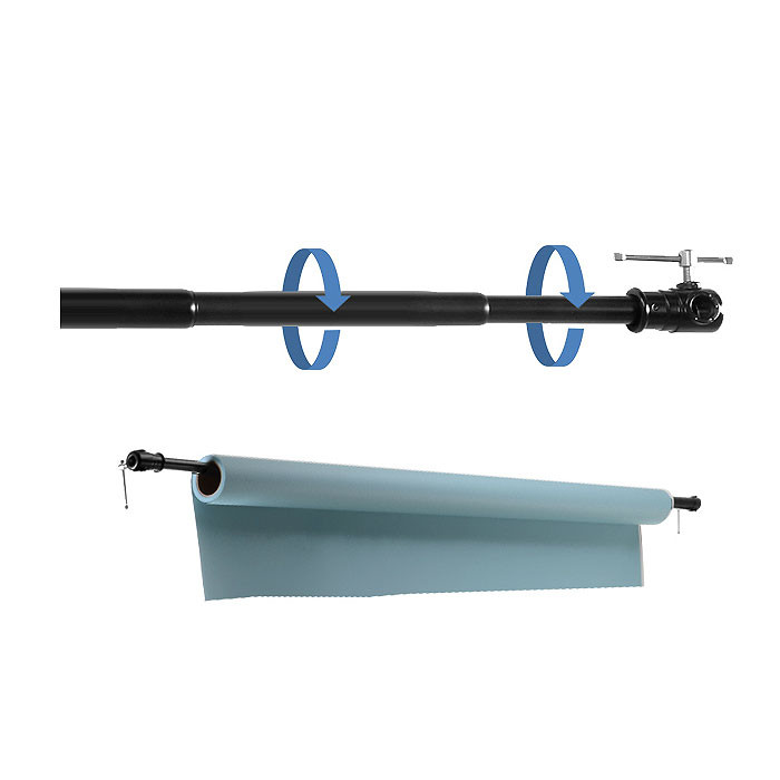 Fotolux BH-01 Telescopic Cross Bar (3m) for Studio Background Support