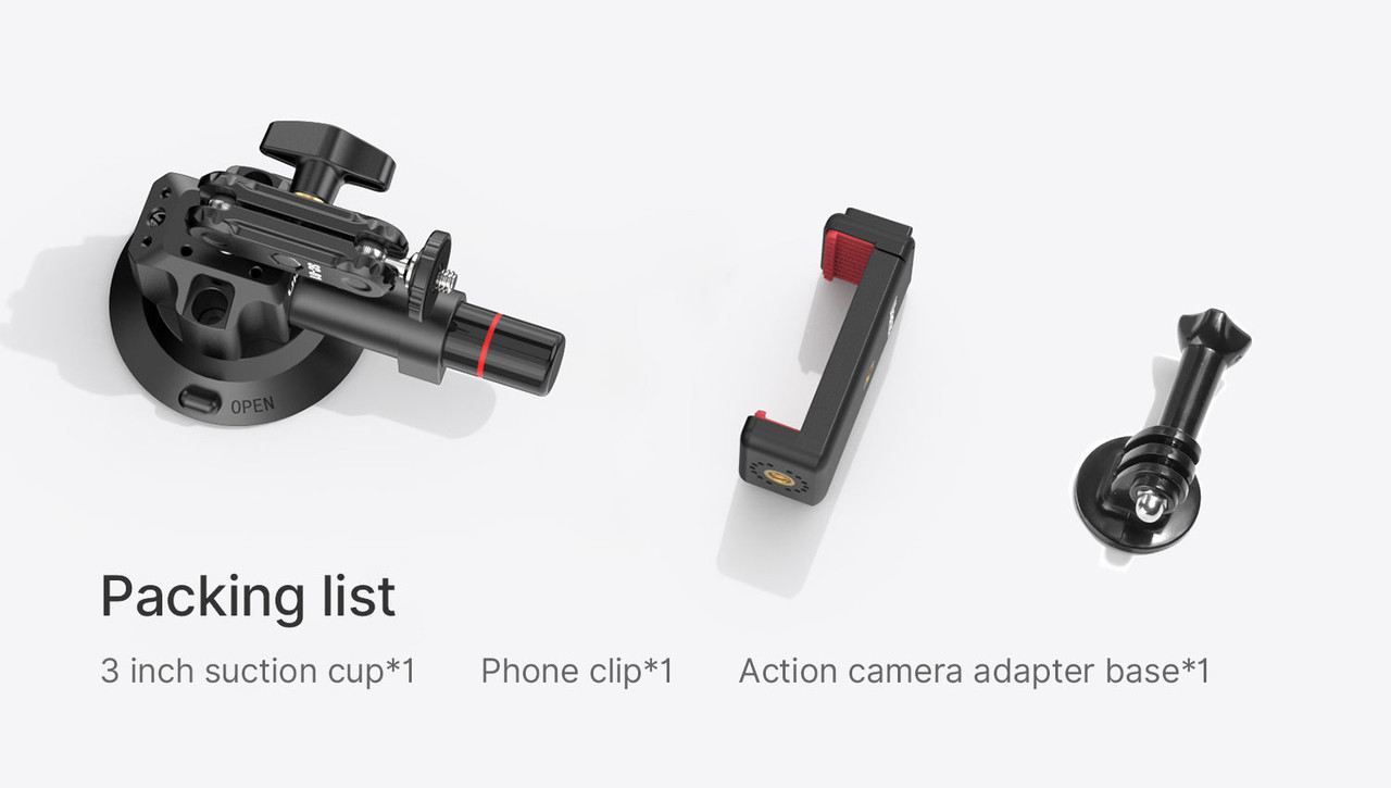 Ulanzi SC 01 Smartphone Holder Strong Suction Cup Mount 3