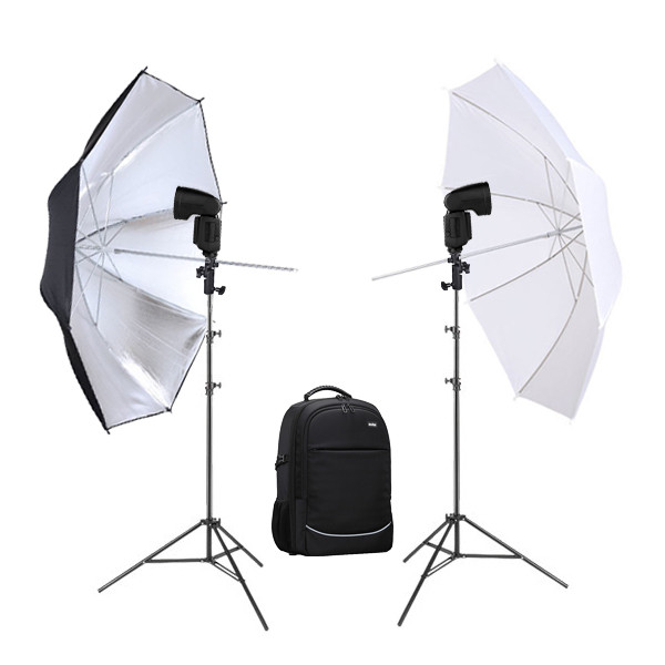 Godox 2x V1 TTL HSS Li-ion Round Head Speedlight Flash Kit