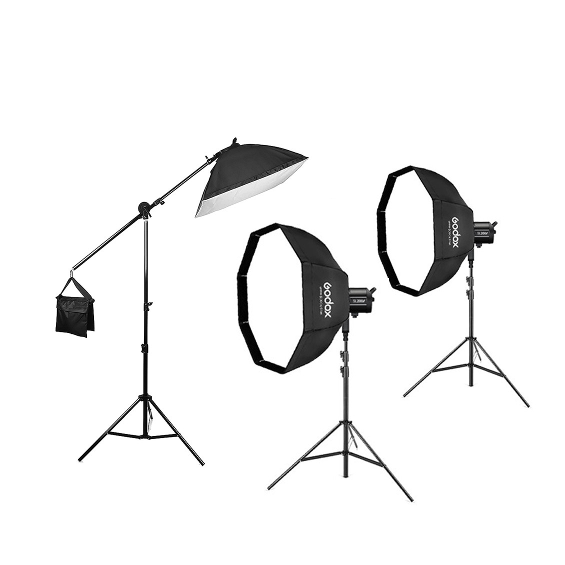 Godox FV150 +2FV200 150W and 200 W High Speed Sync Flash LED Light (5600K)