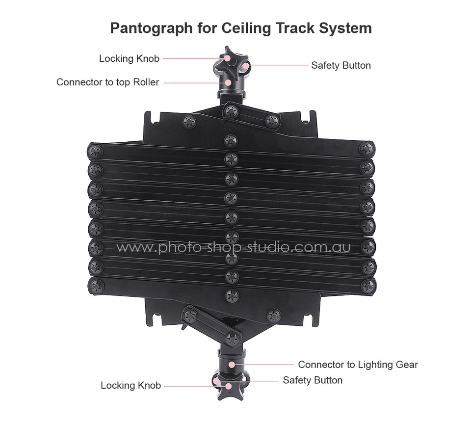 Fotolux Pantograph for Ceiling Rail System