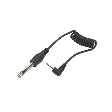 Fotolux 2.5mm to Studio Flash 6.5mm Jack Coiled Cable (20cm)