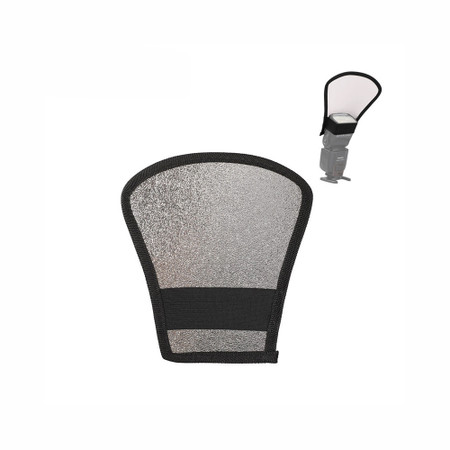 Godox MRF-01 Mini Speedlight Reflector 14 x 17cm (White/Silver)