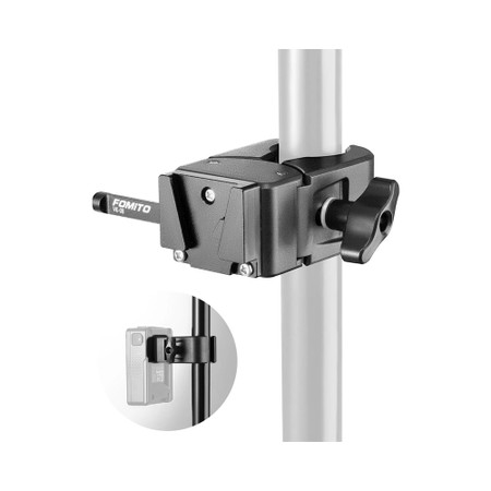 Fomito VK-08 V Mount V lock Battery Plate with Crab Clamp