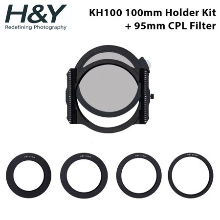 H&Y Filter KH100 100mm K-Series Magnetic Square Filter Holder Kit ...