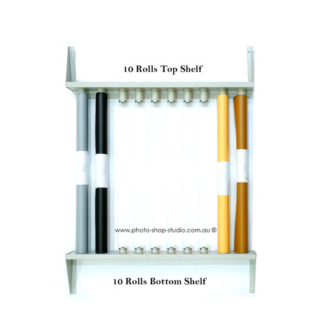 Fotolux Paper Rolls Wall Holder (10 Rolls)