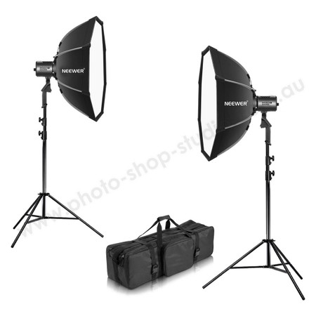 NEEWER 2x MS60C 65W RGB Portable Two LED Video Light Kit