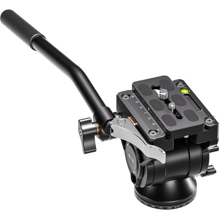 Leofoto BV-10 60mm Flat Base Video Fluid Head
