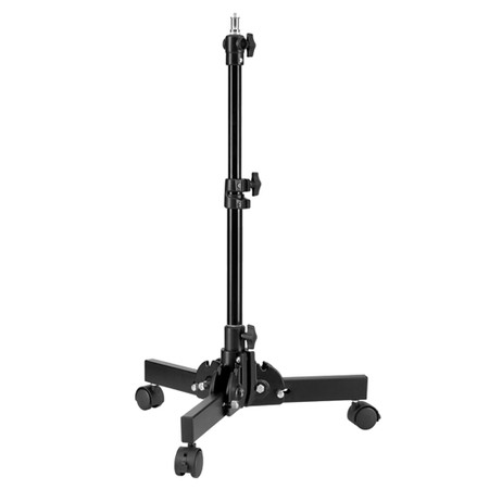 Fotolux J68D 0.7m Steel Light Stand with Wheels (Black)