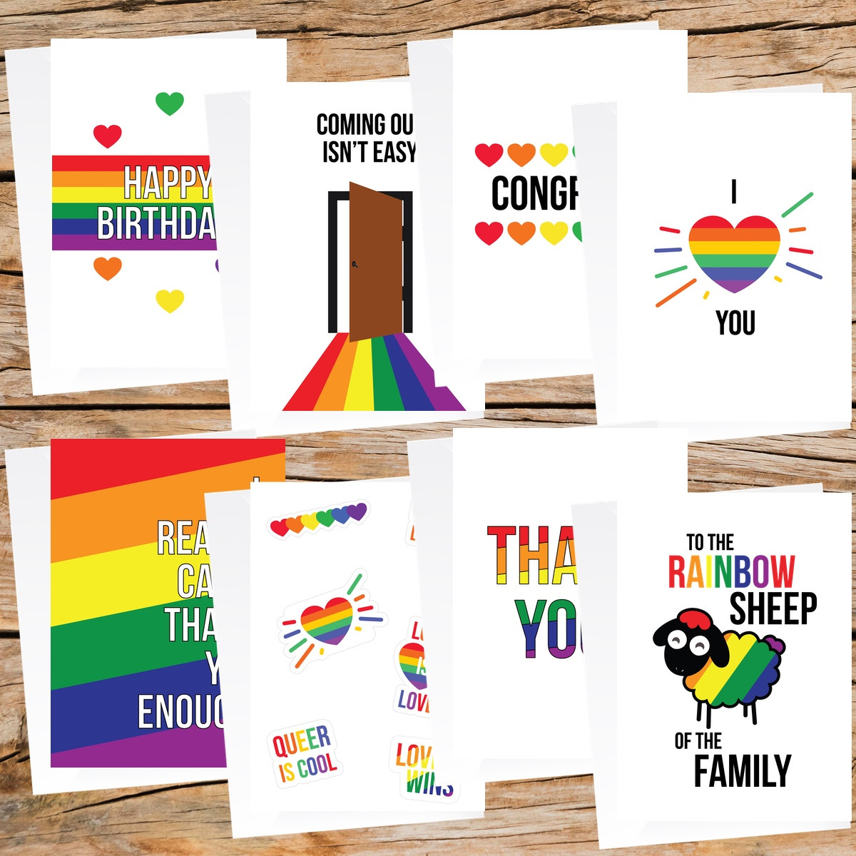 Pride Pack | LGBTQ+ Greeting Cards