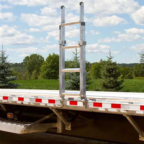 EZ Deck Step Rub Rail Ladder - Unique Truck Ladders