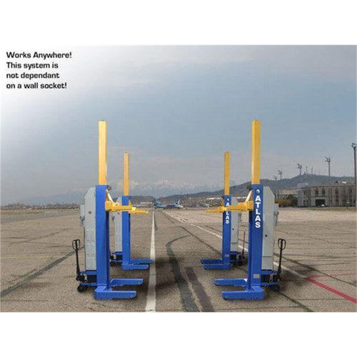 Atlas Equipment ALI Certified Battery Powered Mobile Column Lift System ...