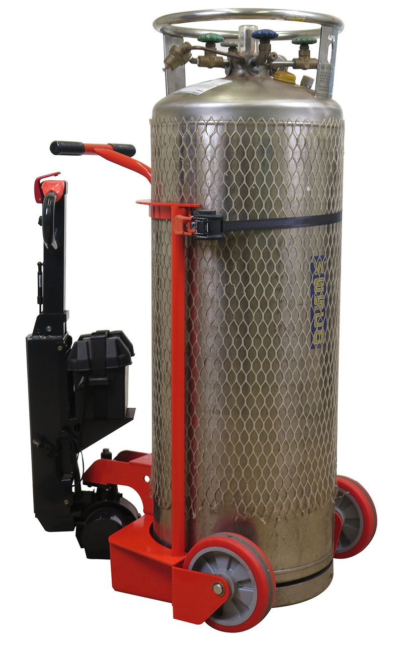Large Liquid Gas Cylinder Cart with Power Drive