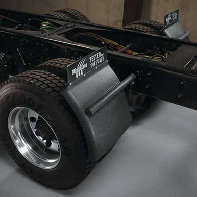 Minimizer MIN1400BP Poly Quarter Fender with Post Mount - Unique Truck ...