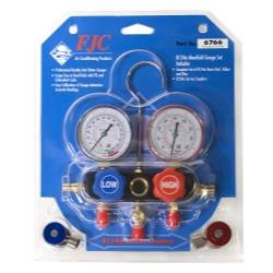 R134a Aluminum Block Manifold Gauge Set - Unique Truck Equipment