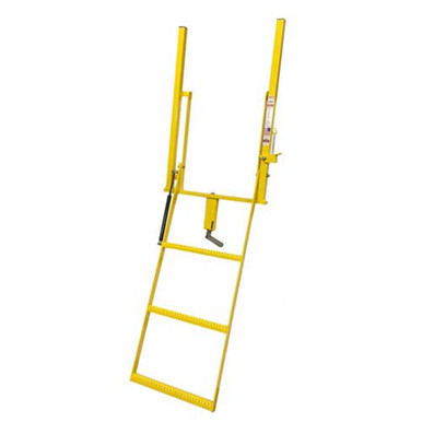 Double Handle Wide 3 Step Adjustable Stake Rolson Ladder - Unique Truck ...