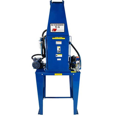 TC-16AC Automated Filter Crusher - Unique Truck Equipment