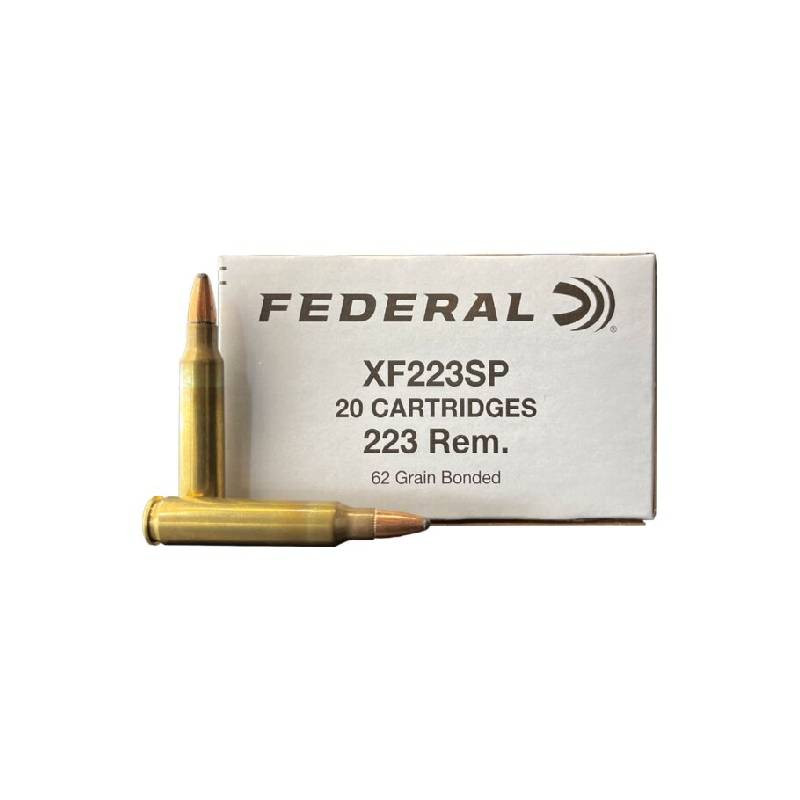Federal Premium 223 Remington 62 Grain Bonded Soft Point