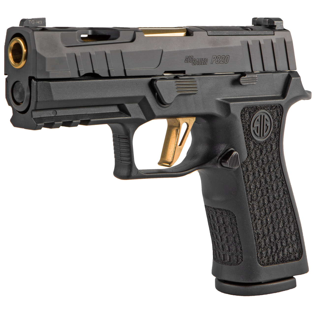 Sig Sauer P320 Spcetre Compact 9mm 3.9" Barrel X series Gold Flat ...