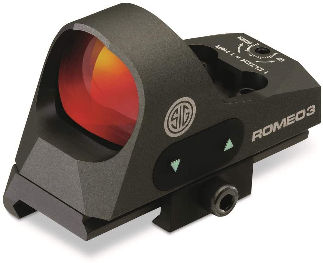 Sig Sauer SOR31002 Romeo3 Miniature Reflex Sight 1x25mm 3 MOA Red Dot ...