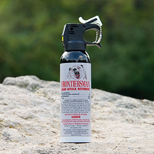 Sabre Red Frontiersman Bear Spray & Practice Spray - Bereli Inc.
