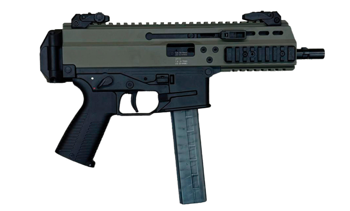 B&T APC9 PRO 9mm 7" Barrel 30-Round Foliage Green
