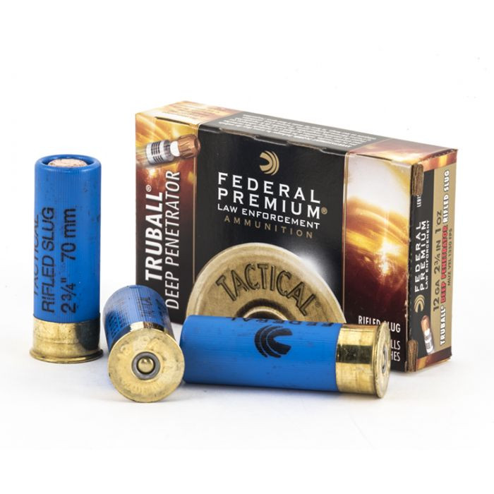 Federal 12 Gauge - 2-3/4" 1oz. Rifled Slug LE TruBall Deep Penetrator ...
