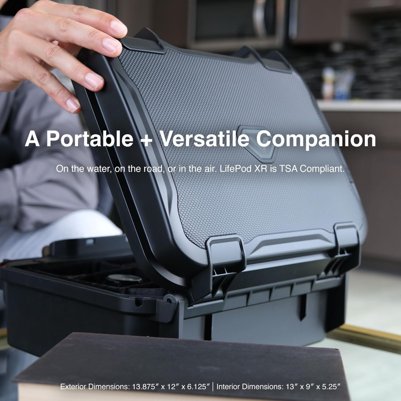 Vaultek LifePod XR Special Edition Biometric Secure Locking Case, Gunmetal