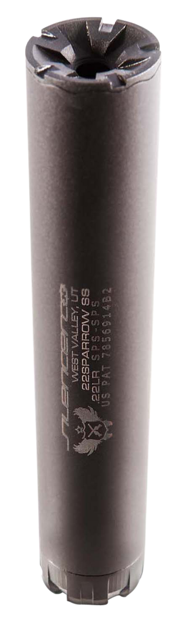 SilencerCo Sparrow 22 .22LR Suppressor, Stainless Steel, Black