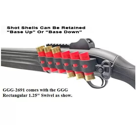 GG&G Beretta 1301 Tactical Side Saddle Shell Holder w/Rectangular QD Swivel
