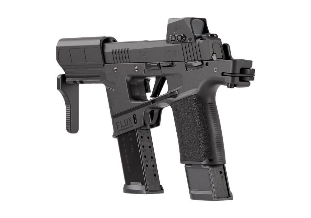 Sig Sauer P365 FLUX 9mm 21+1 6" w/ROMEO-X, Nitron Slide & Chassis System