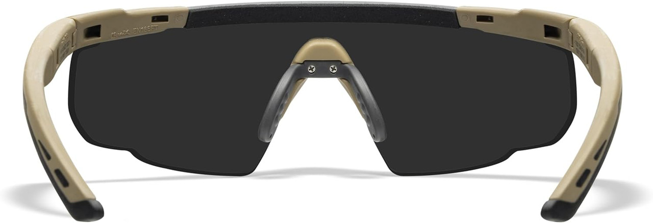 Wiley X Eyewear Saber Advanced Lens Shooting Glasses & Accessories, Grey