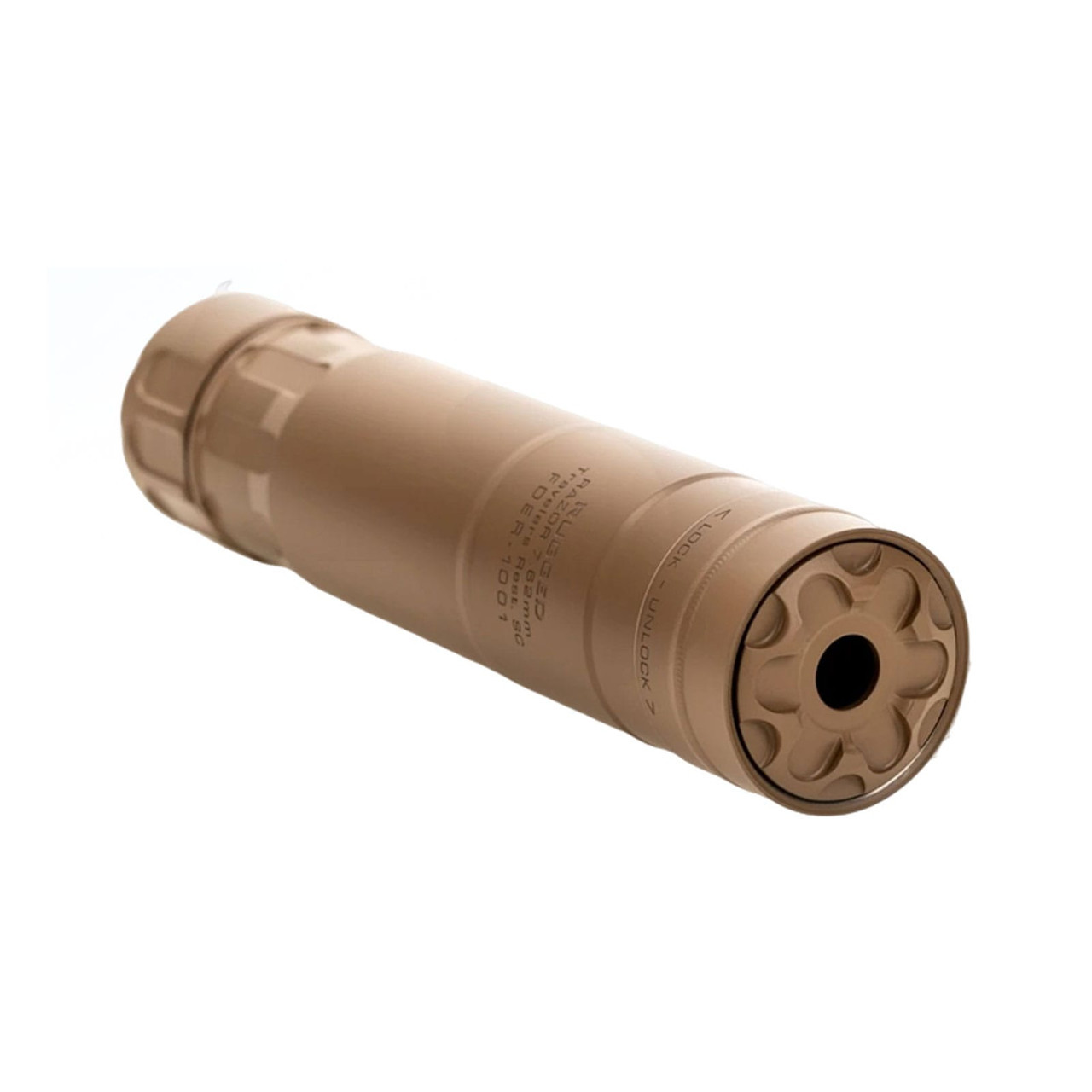 Rugged Razor 762 Rifle Suppressor, 7.62mm / .30 Cal, FDE Cerakote