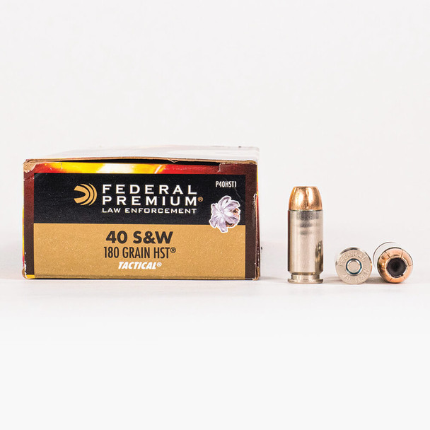 Federal HST Premium 40S&W 180 Grain Jacket Hollow Point Ammunition
