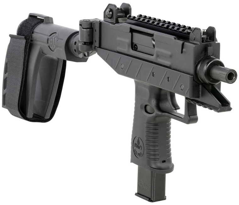 IWI UZI Pro 9mm With SB tactical Brace and Threaded Barrel Pistol