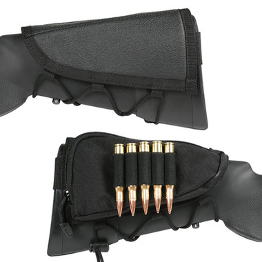 Blackhawk Buttstock Ammo Cheek Rifle Pad, Holds 5 Rounds - 90CP02BK ...