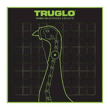 TRUGLO TRU-SEE SPLATTER TURKEY 12"x12" TARGET - Bereli Inc.