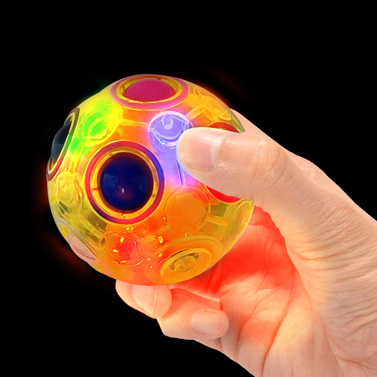 Rainbow Magic Puzzle Ball with Light - UntilGone.com