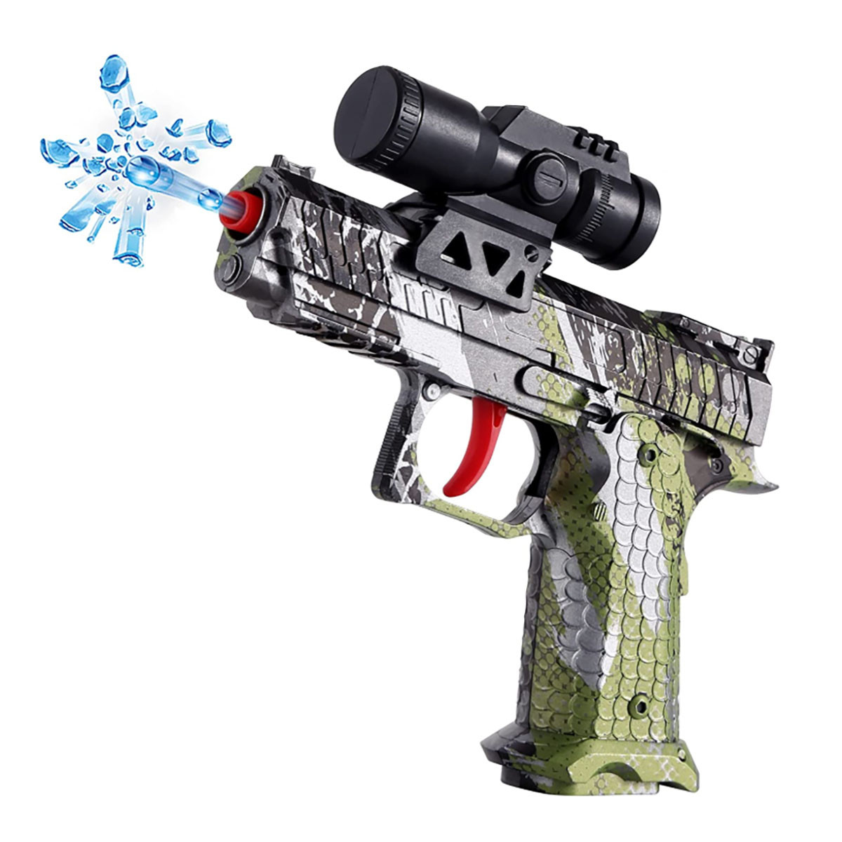 Semi-Automatic Water Gel Beads Toy Gun with 10,000 Beads - UntilGone.com