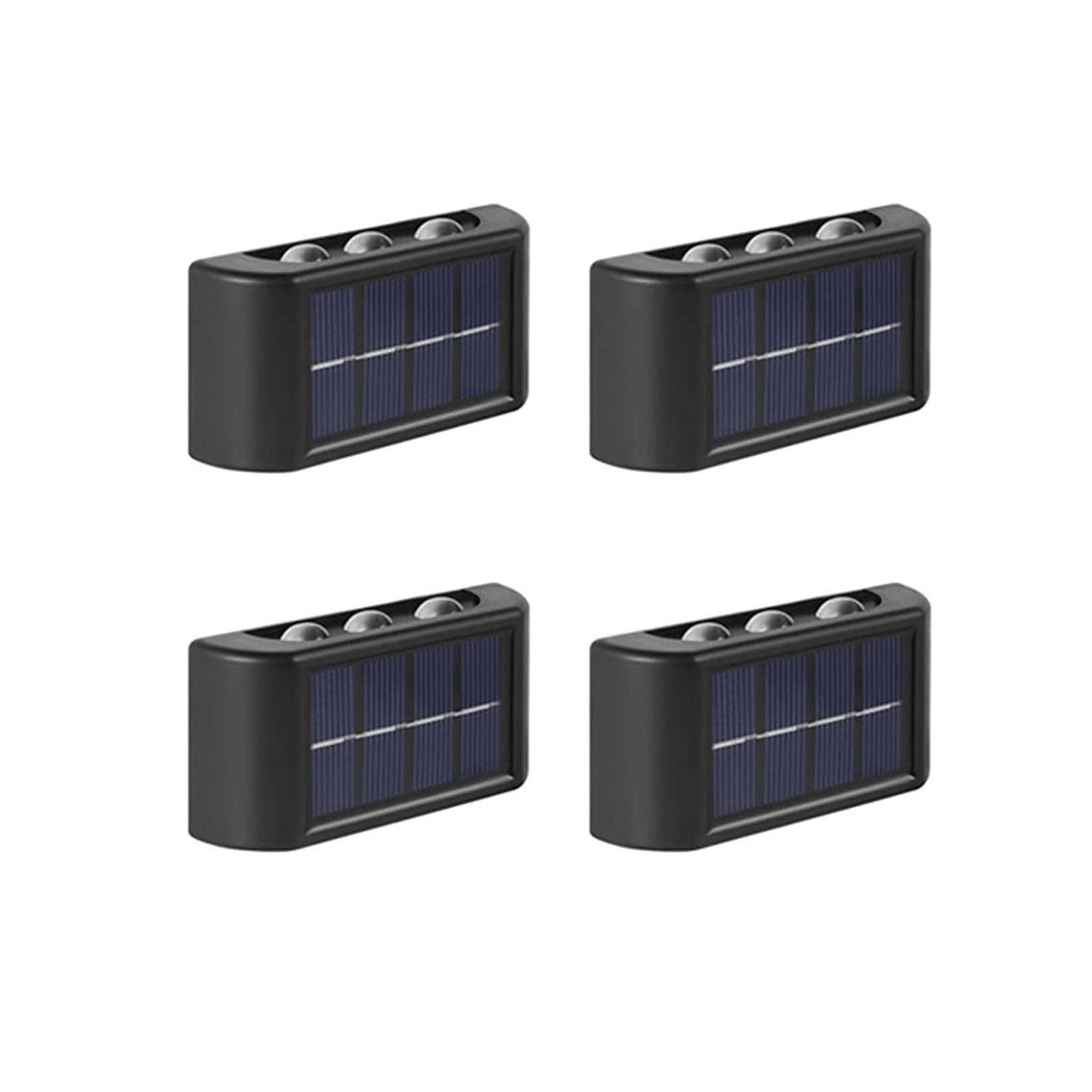 Solar Outdoor Wall LED Light (4-Pack) - UntilGone.com