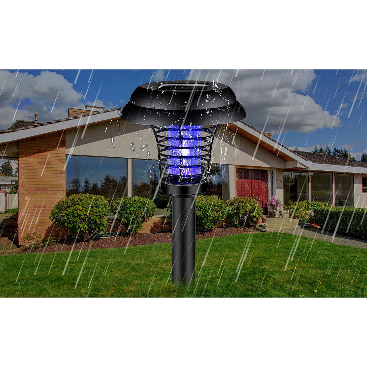 Solar Bug Zapper and Light (4-Pack) - UntilGone.com