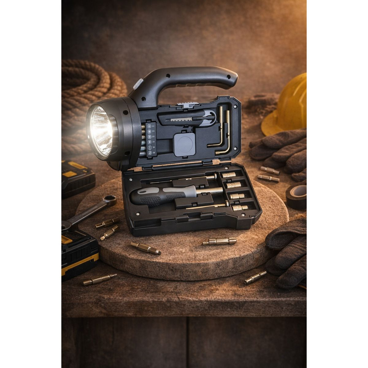Emergency Tool Kit with Flashlight - UntilGone.com