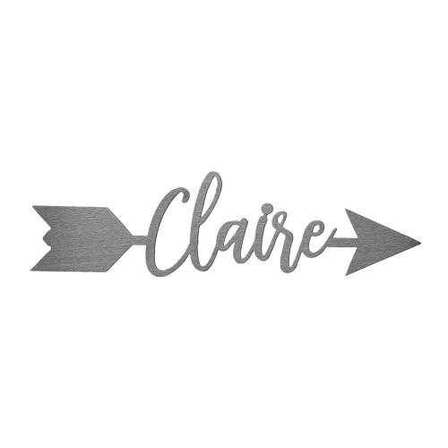 Personalized Metal Arrow Name Sign - UntilGone.com