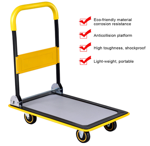 Folding Platform Dolly with 330lb Capacity - UntilGone.com