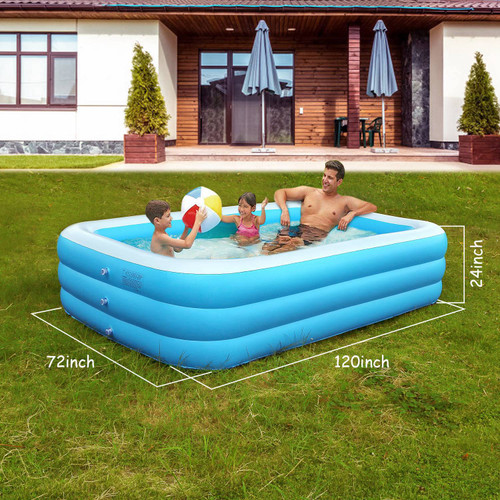 CoolWorld™ 10 x 6-Foot Inflatable Swimming Pool - UntilGone.com