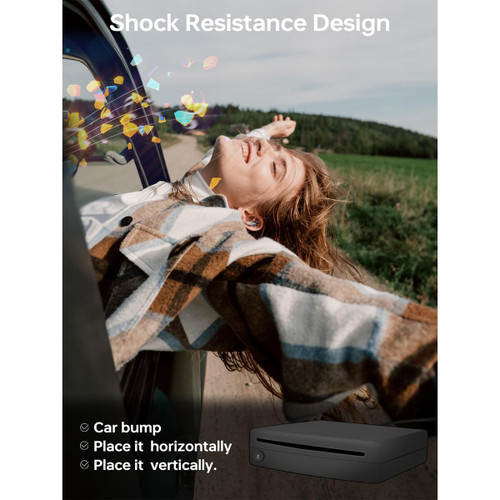 External USB CD Player for Car,Homlab Portable Plugs in CD Player with ...