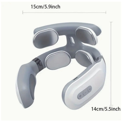 Cordless Portable Electric Neck Pulse Massager - UntilGone.com