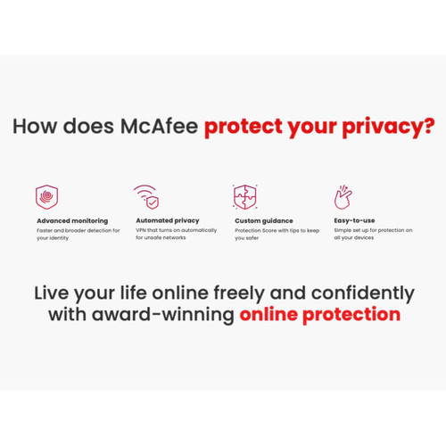McAfee Total Protection 5-Device, 1- or 2-Year Subscription [Digital ...