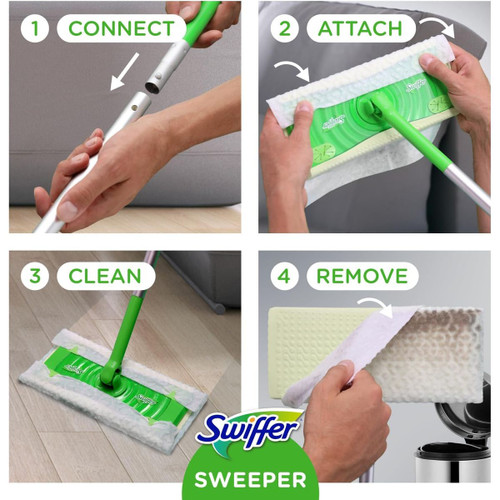 Swiffer 2-in-1 Dry and Wet Multi Surface Floor Cleaner (2-Pack ...