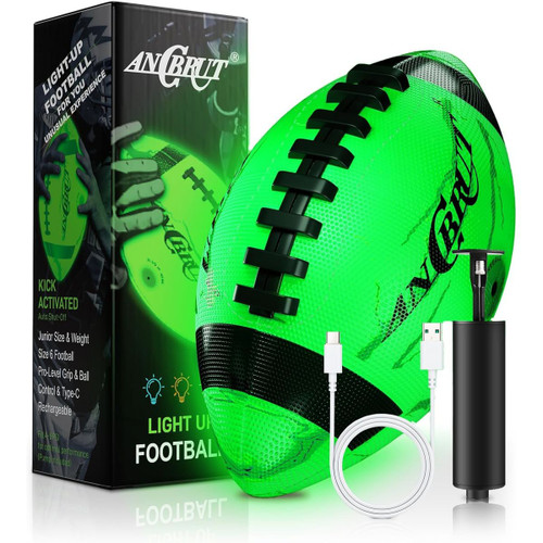 RGB Light Up Glow-in-the-Dark Football - UntilGone.com